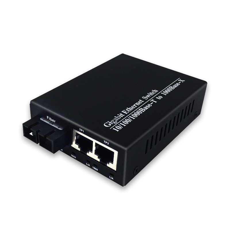 10/100/1000M SMF 1*SC 2*Rj45 20km Fiber Media Converter-Media Converter-Shenzhen Serat ...